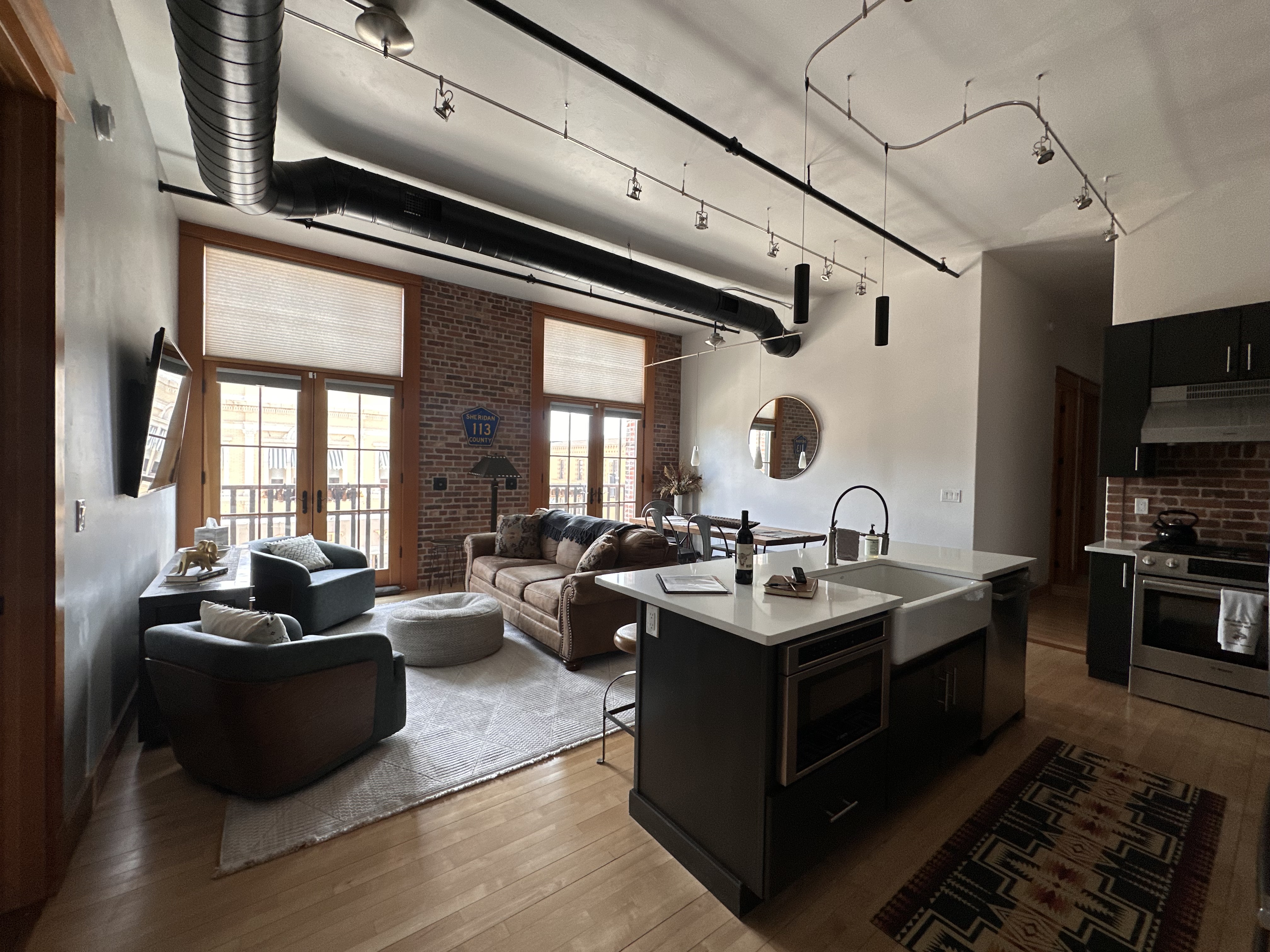 Chic 3br Industrial Loft: Main St. W/ Garage - Sheridan, WY